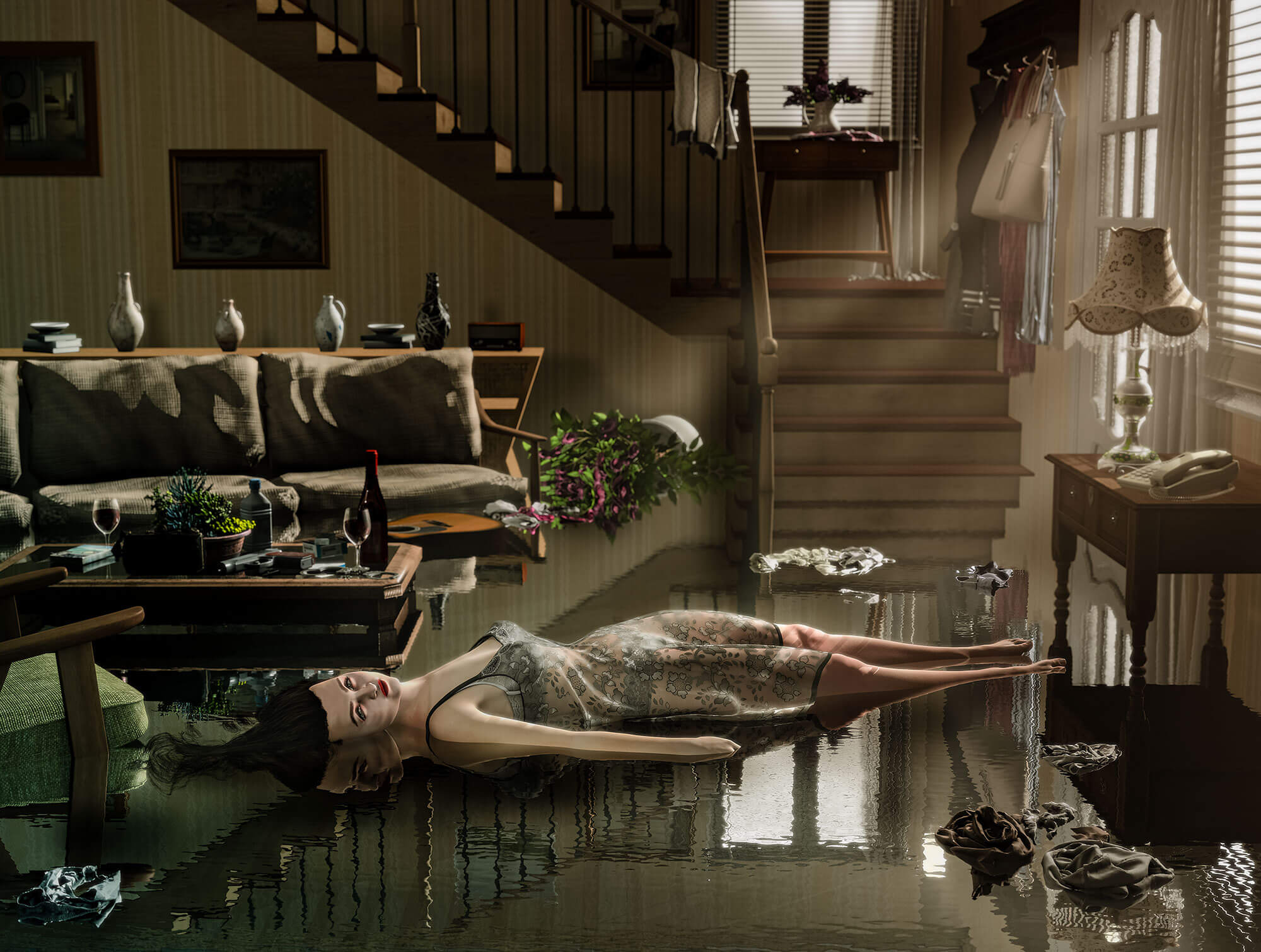 Reflections on Mortality 3D Render, Digital Art by RedSpartan