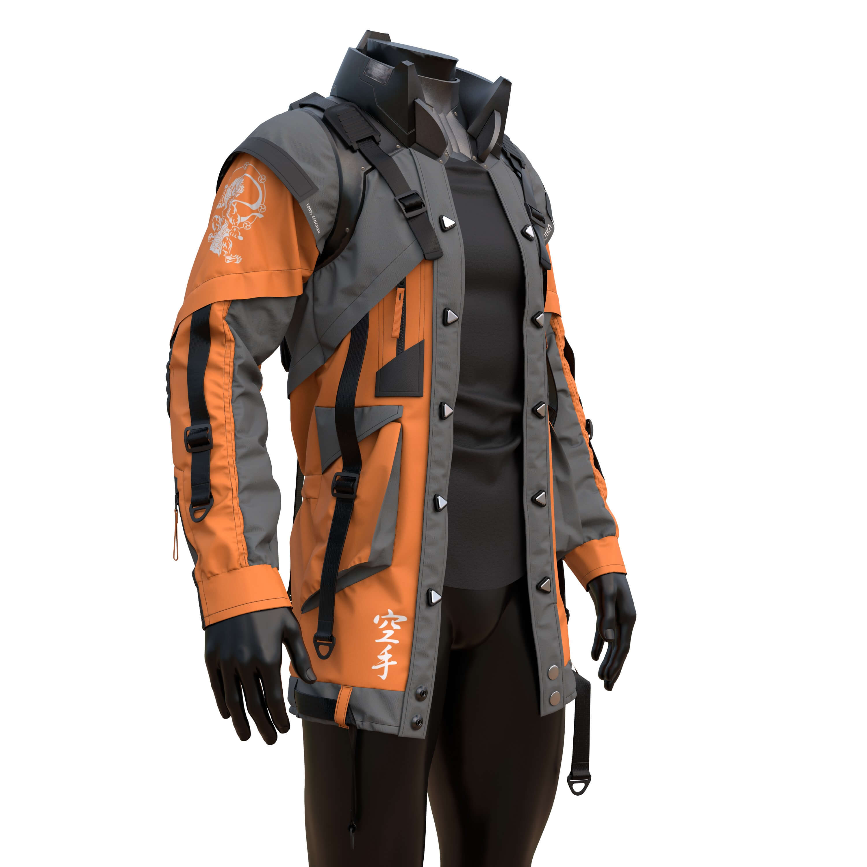Jacket 3D Render, Digital Art by Reisya