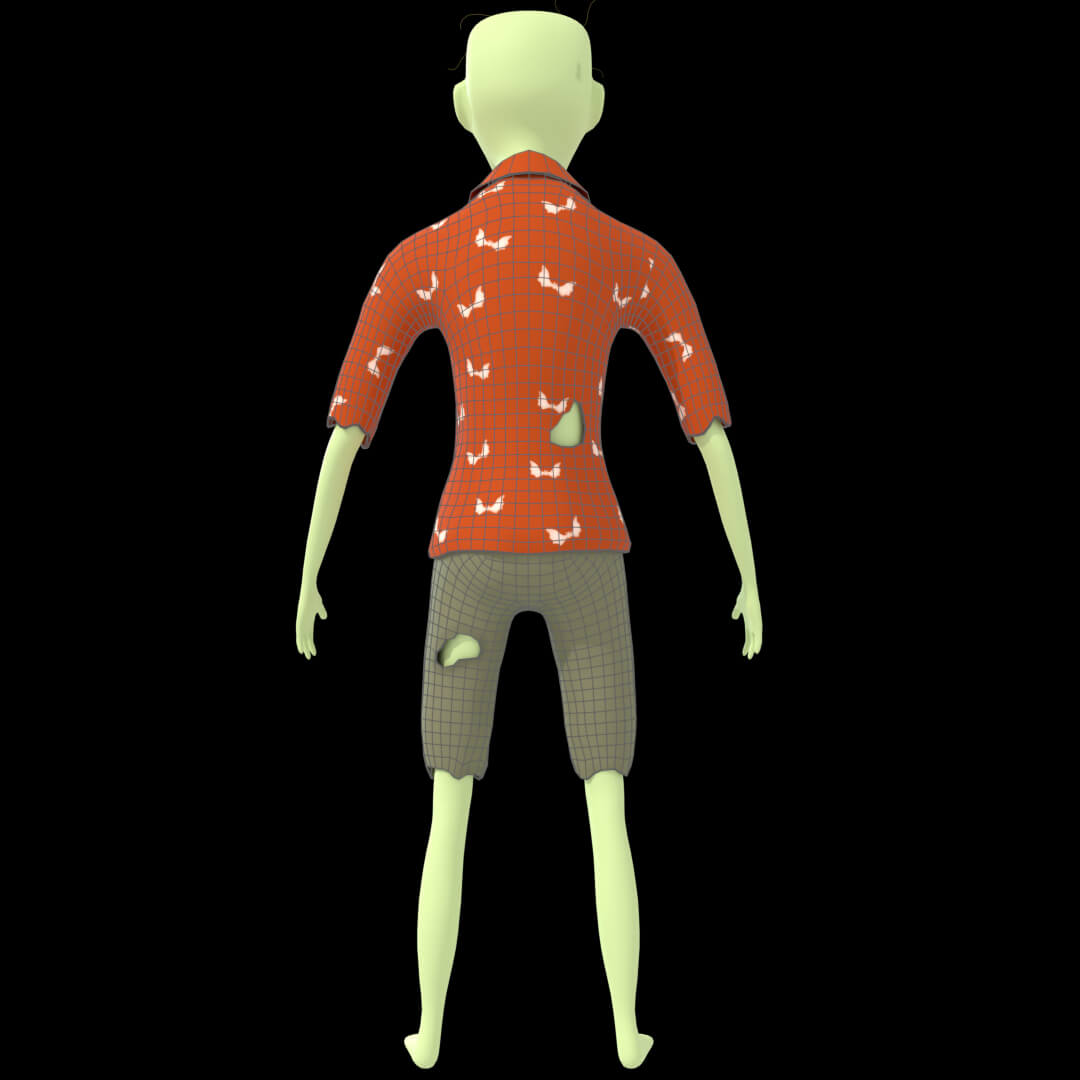 Funny Zombie - 3D Model by renatay