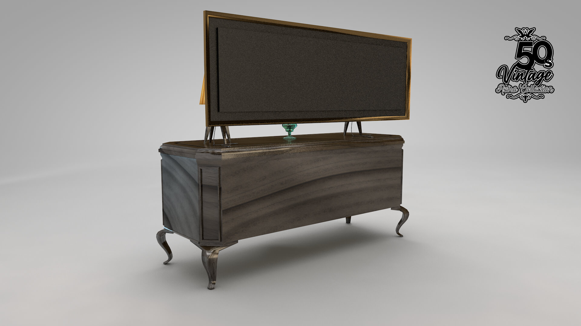 50S Dining Room Counter - 3D Model by renatodalle