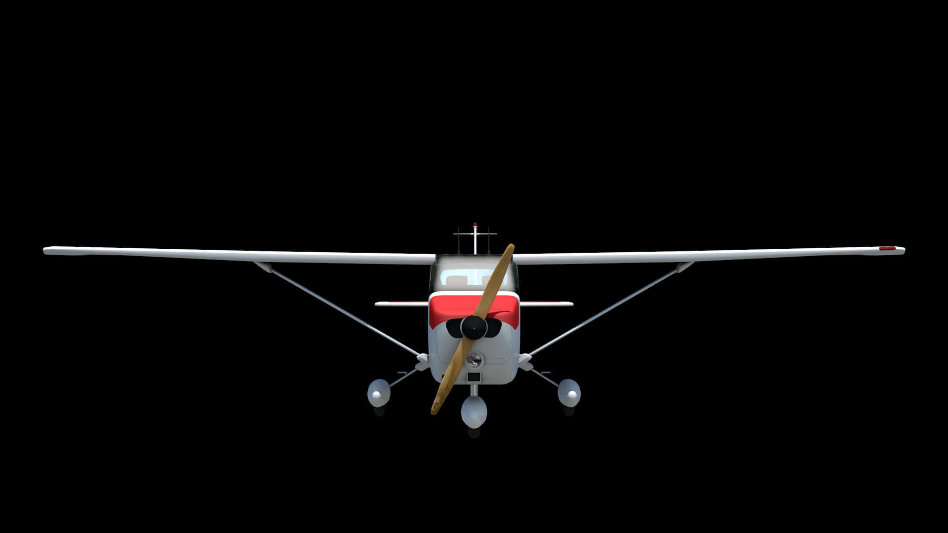 Airplane Cessna 172 - 3D Model by renatodalle