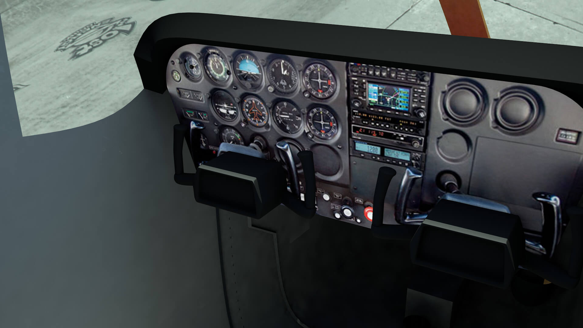 Airplane Cessna 172 - 3D Model by renatodalle