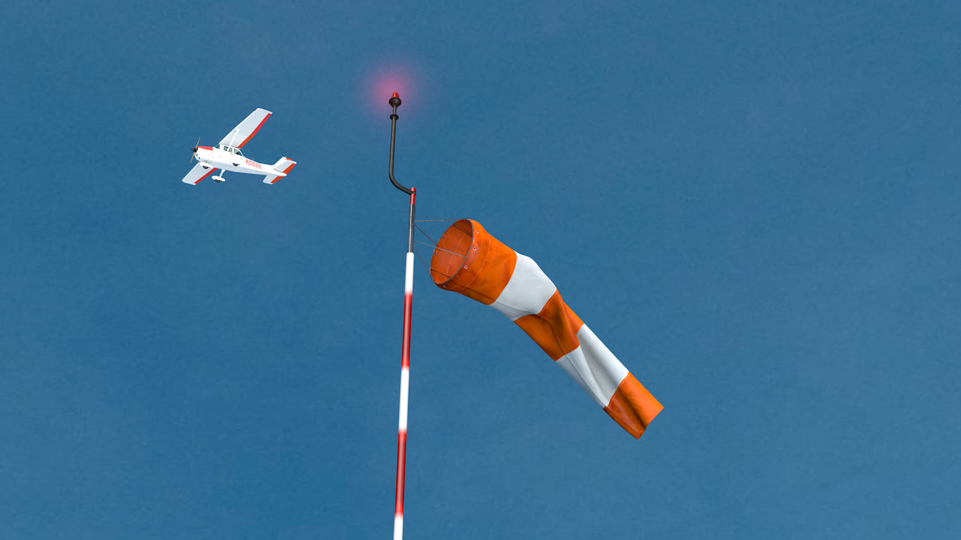 Airport Windsock - 3D Model by renatodalle