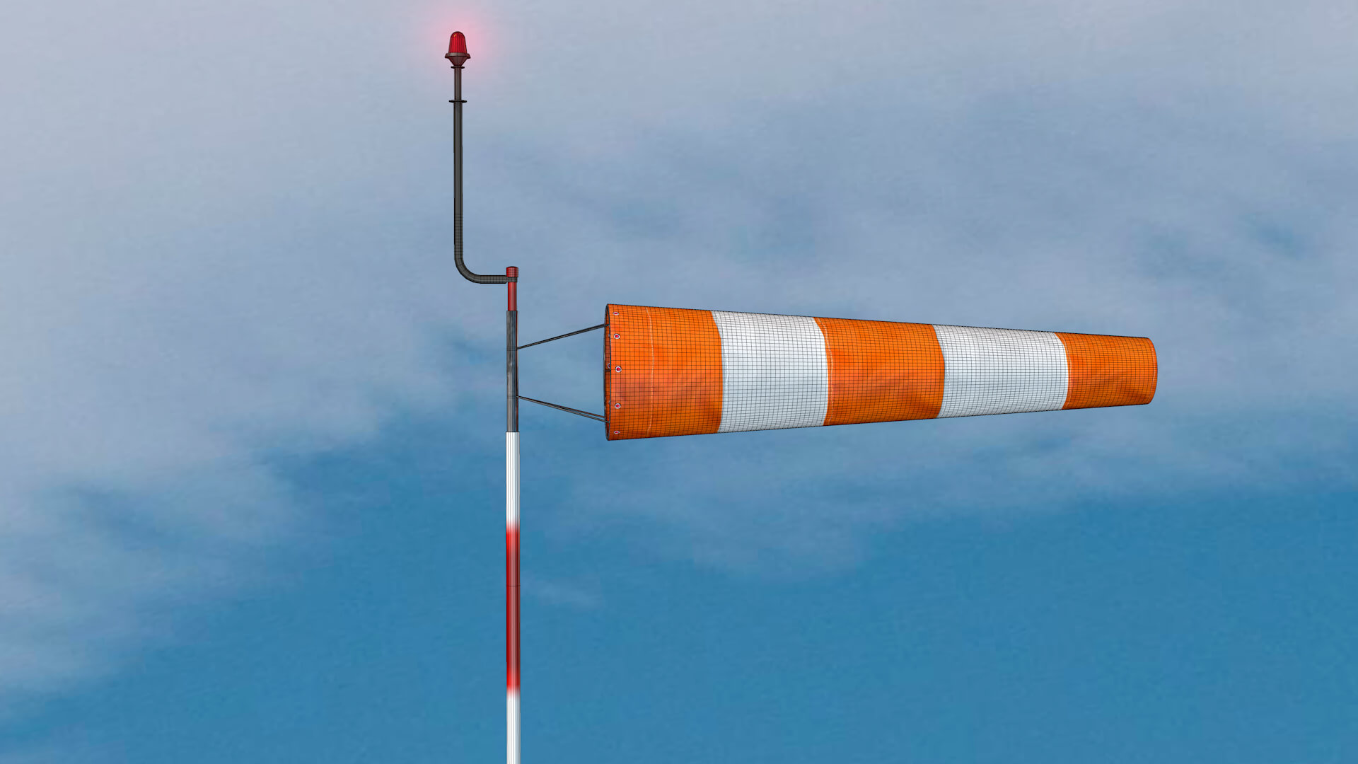 Airport Windsock - 3D Model by renatodalle