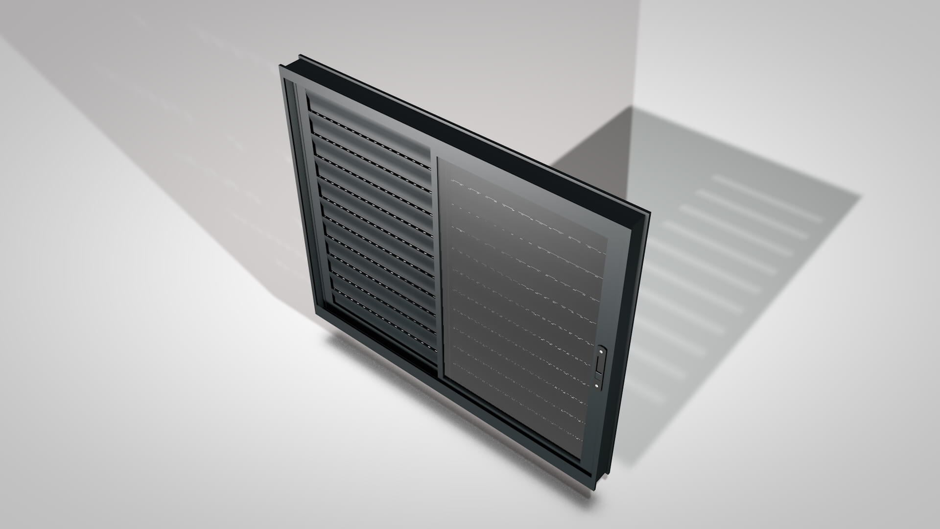 Aluminum Windows - 3D Model by renatodalle