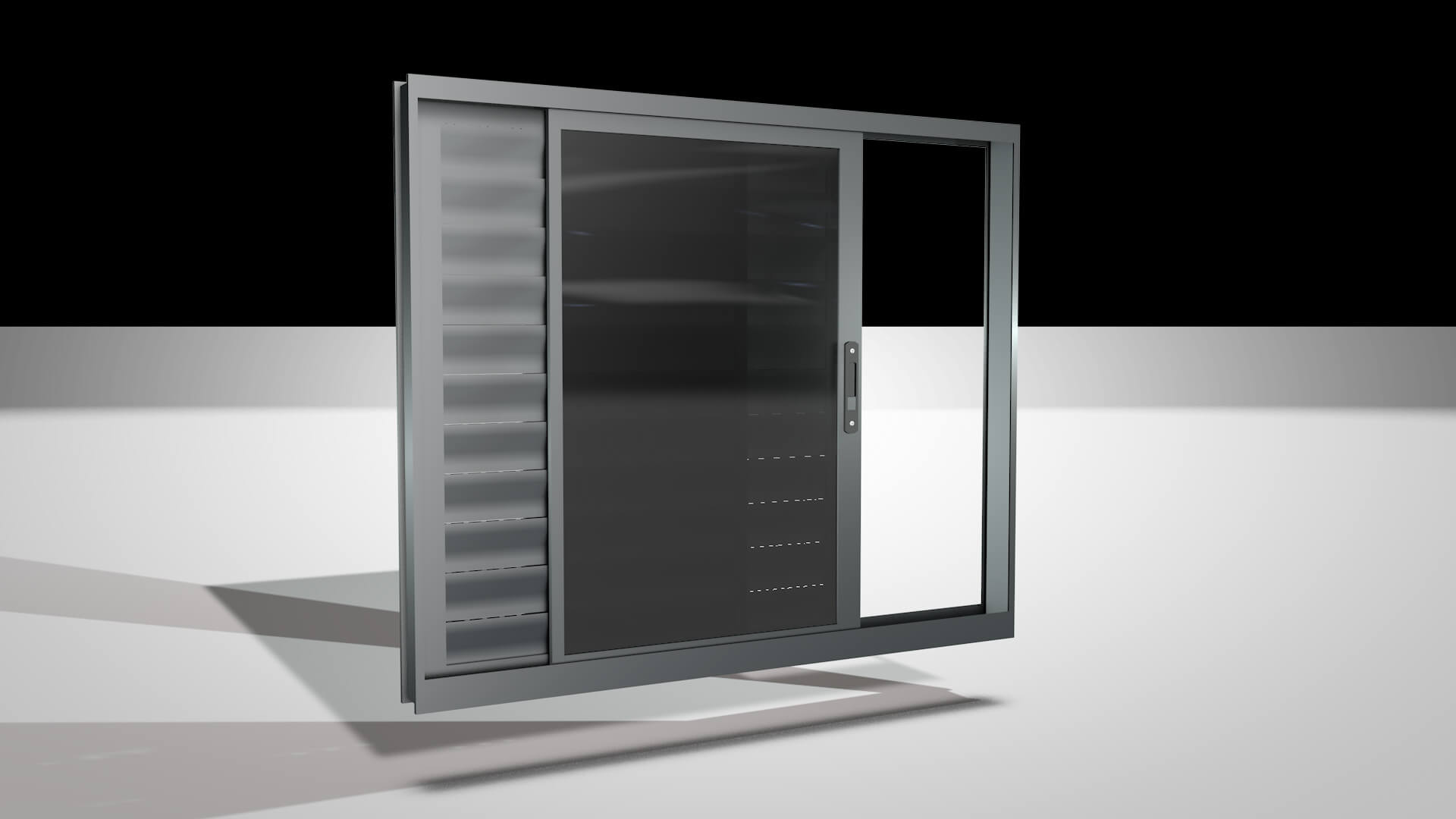 Aluminum Windows - 3D Model by renatodalle