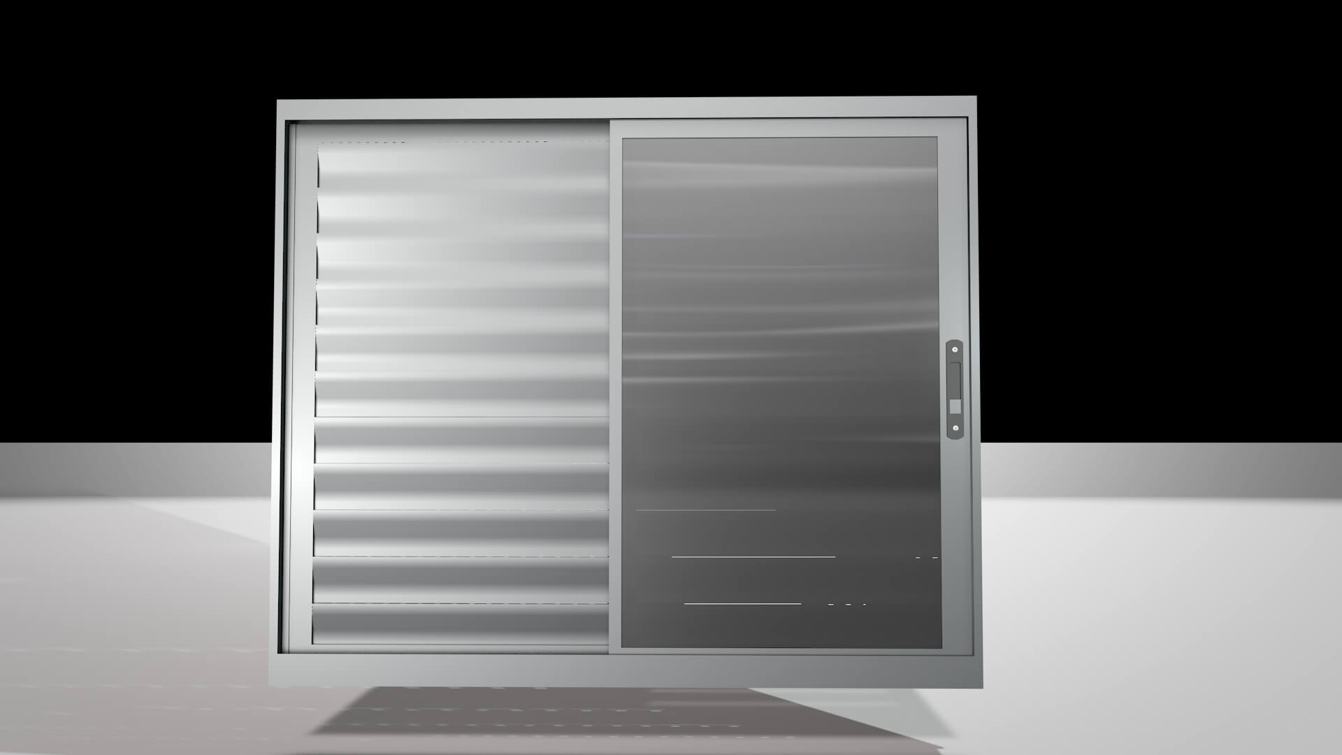 Aluminum Windows - 3D Model by renatodalle