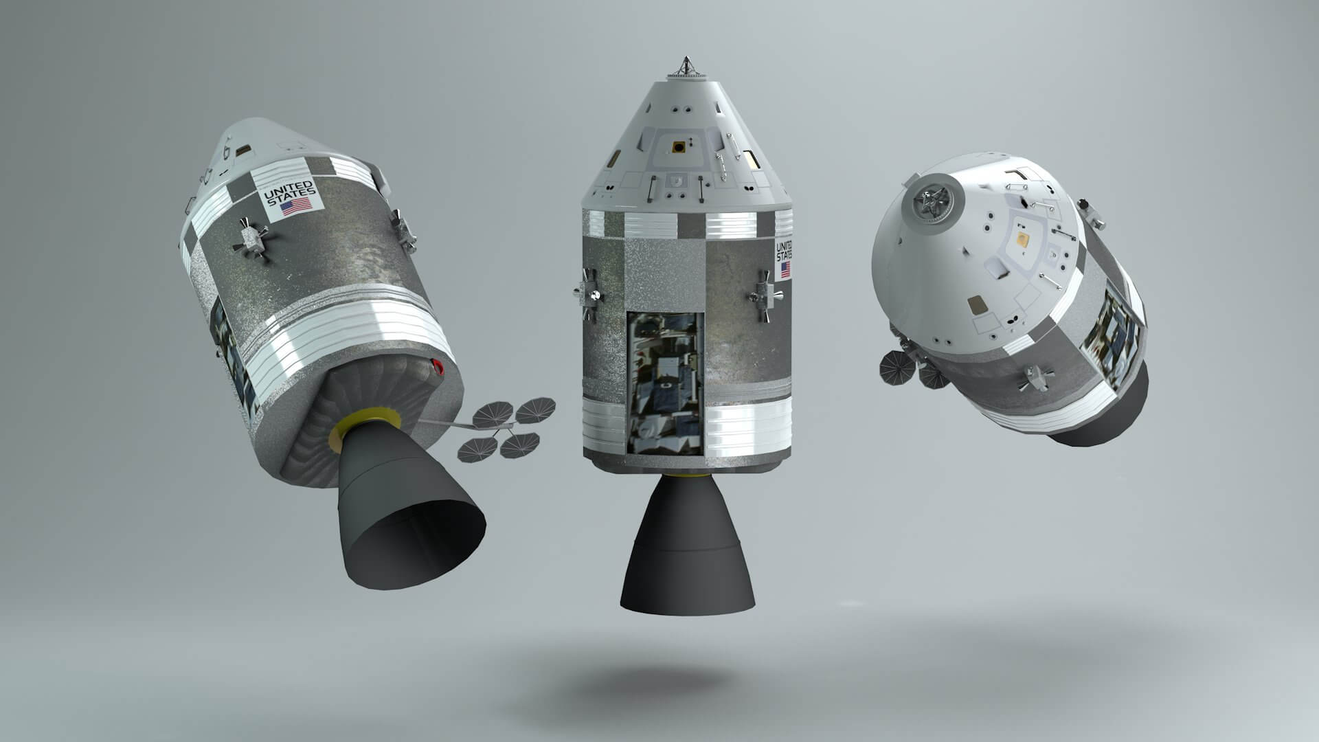 Apollo 11 NASA - 3D Model by renatodalle