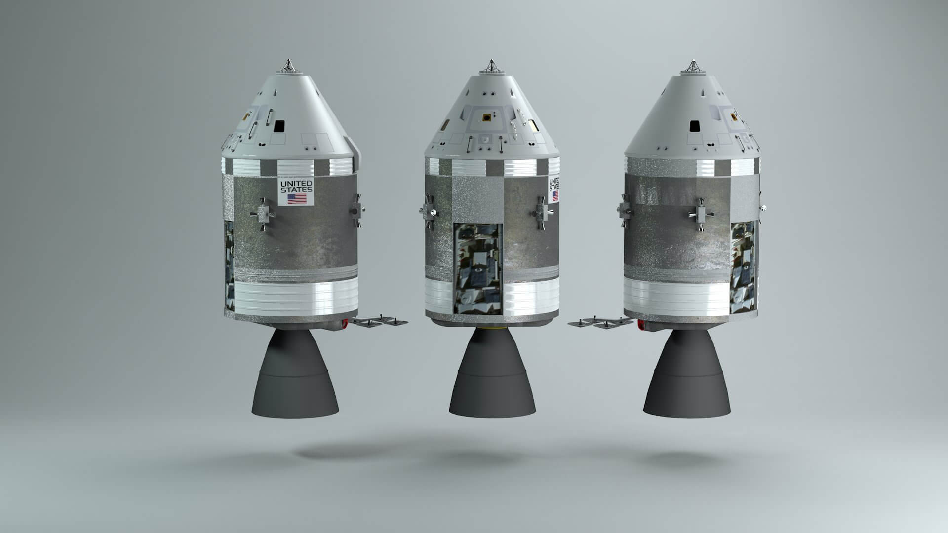Apollo 11 NASA - 3D Model by renatodalle