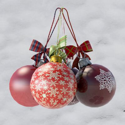 Boll Christmas Stamps - 3D Model by renatodalle