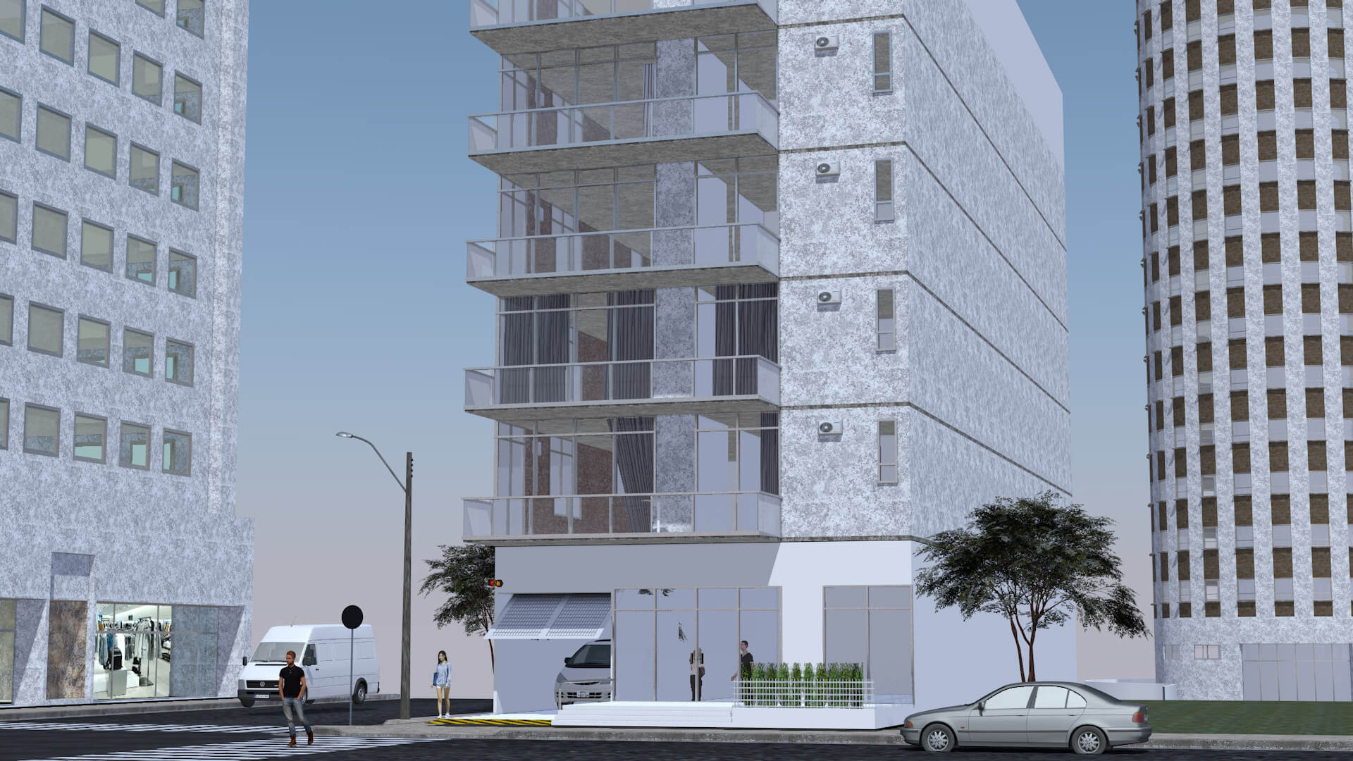 Building 5 And - 3D Model by renatodalle