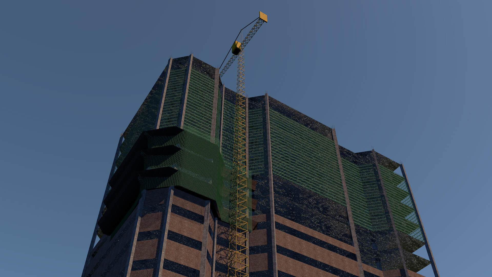 Building Under Construction - 3D Model by renatodalle