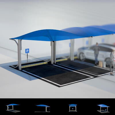 3D Models | Street Elements | Parking Lots | RenderHub