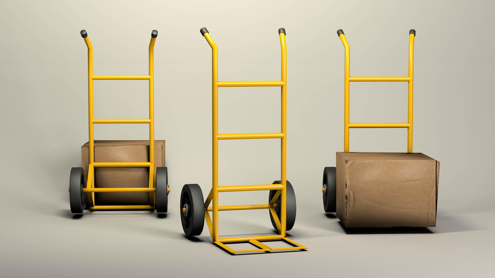 Cargo Cart Duo - 3D Model by renatodalle