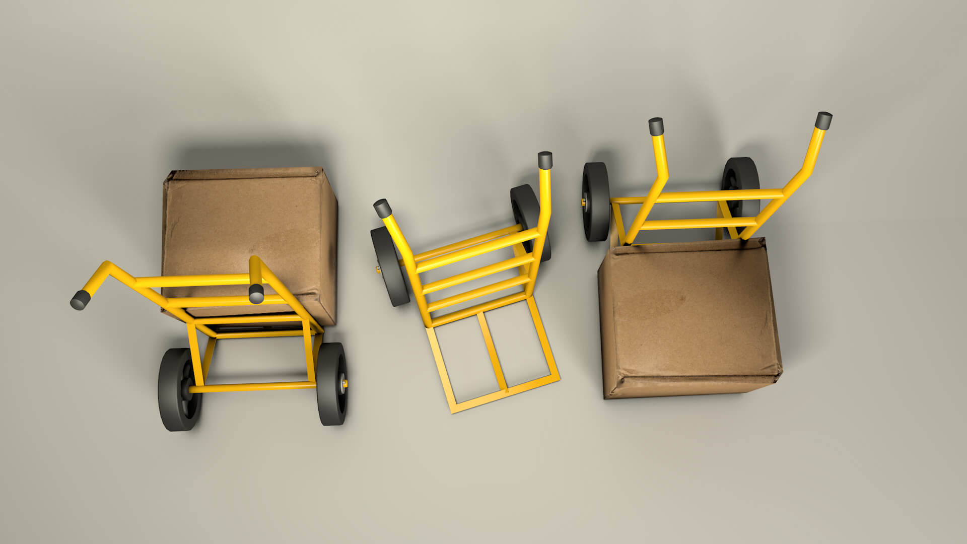 Cargo Cart Duo - 3D Model by renatodalle