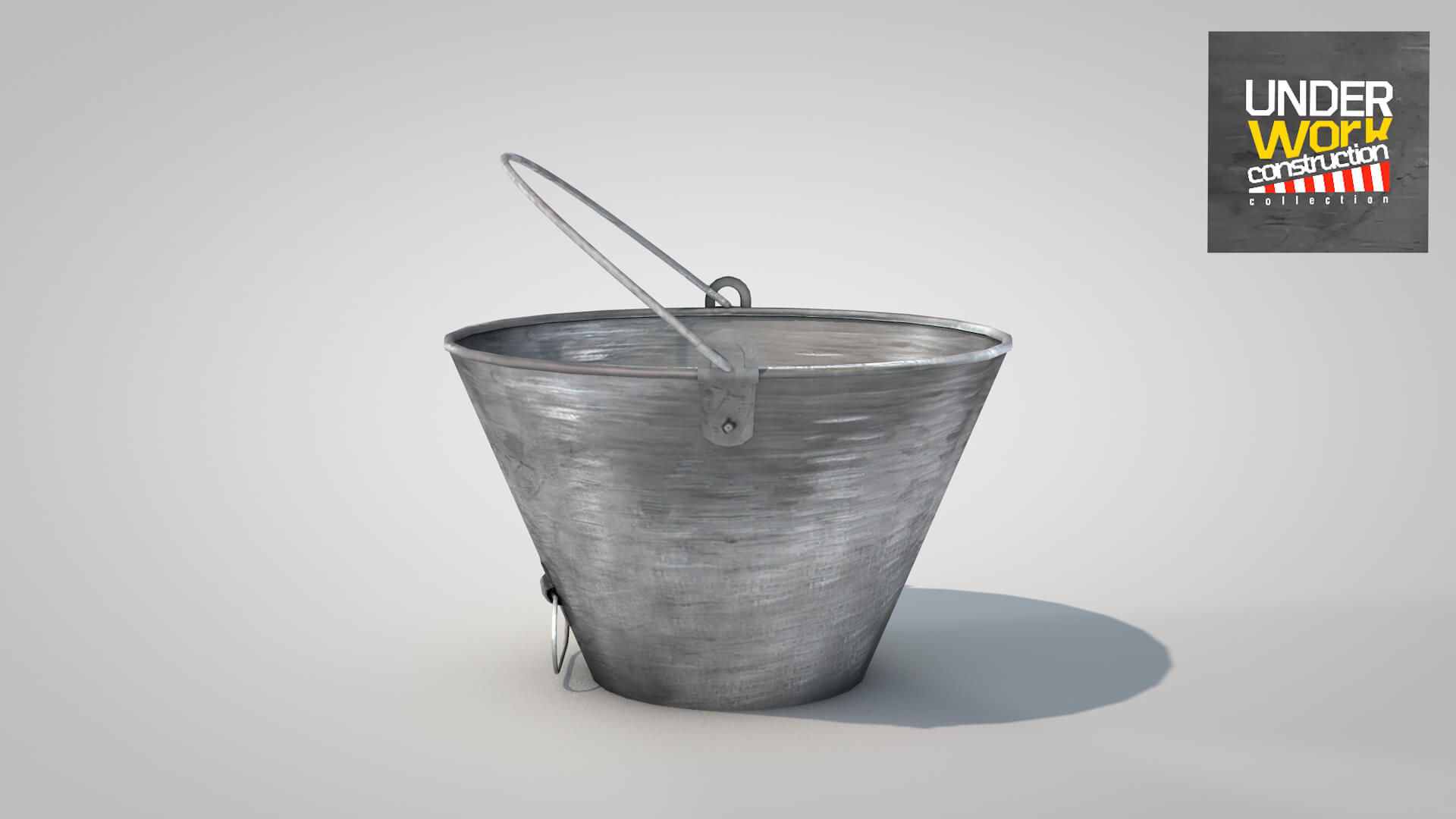Construction Bucket - 3D Model by renatodalle