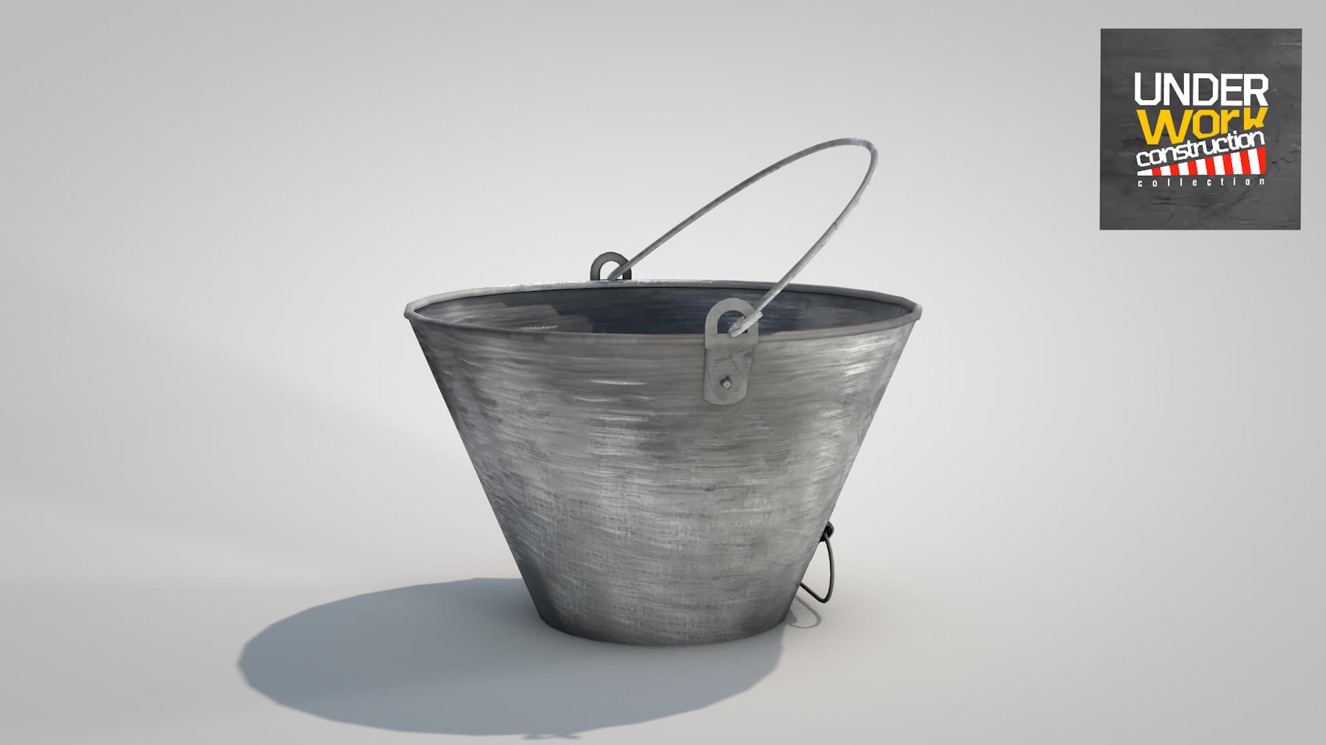 Construction Bucket - 3D Model by renatodalle