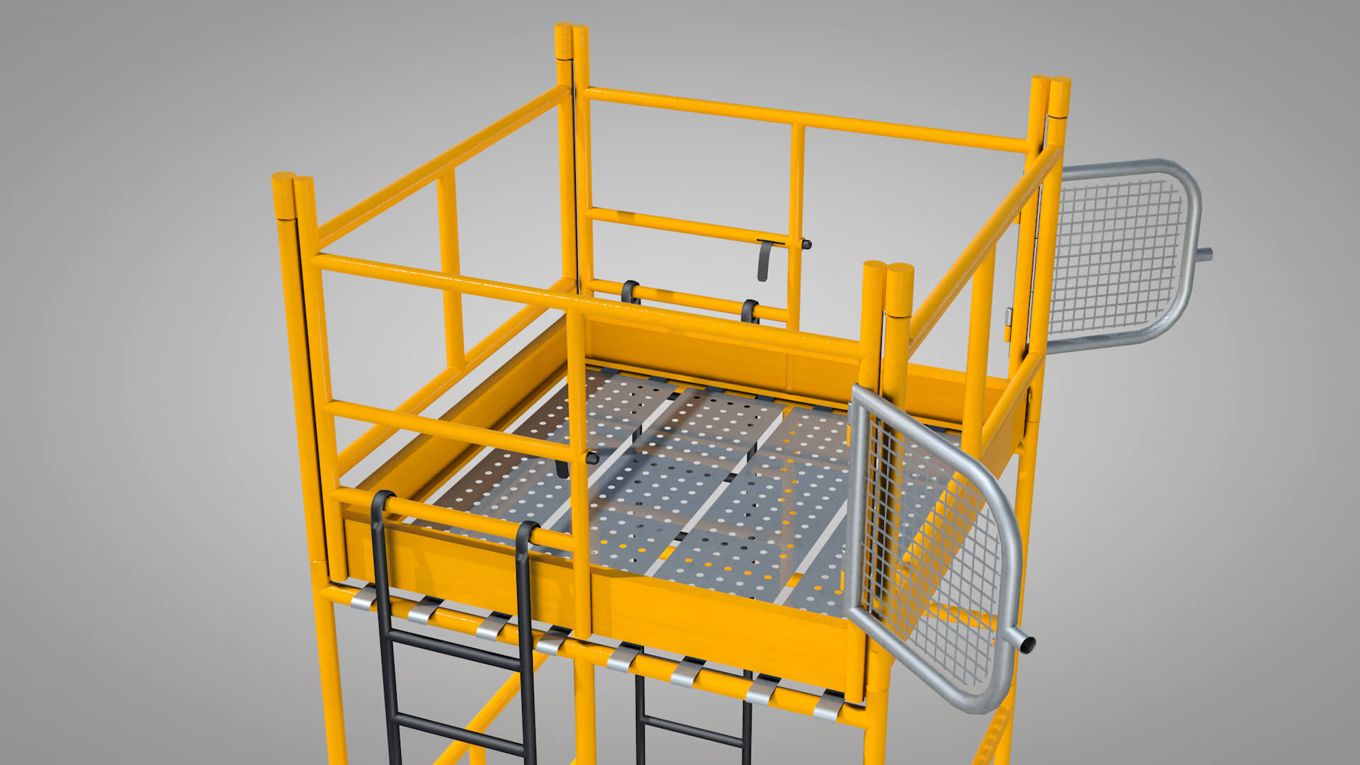 Construction Scaffolding - 3D Model by renatodalle