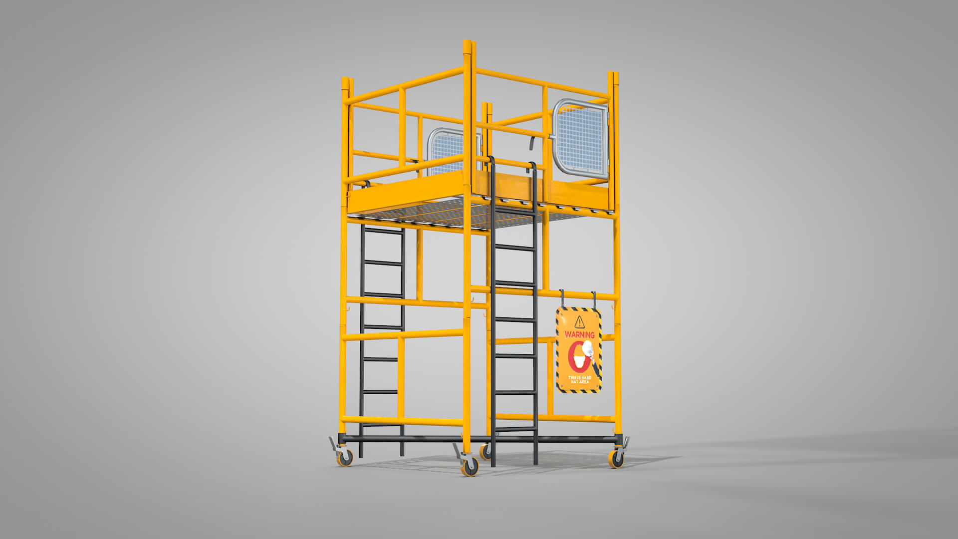 Construction Scaffolding - 3D Model by renatodalle