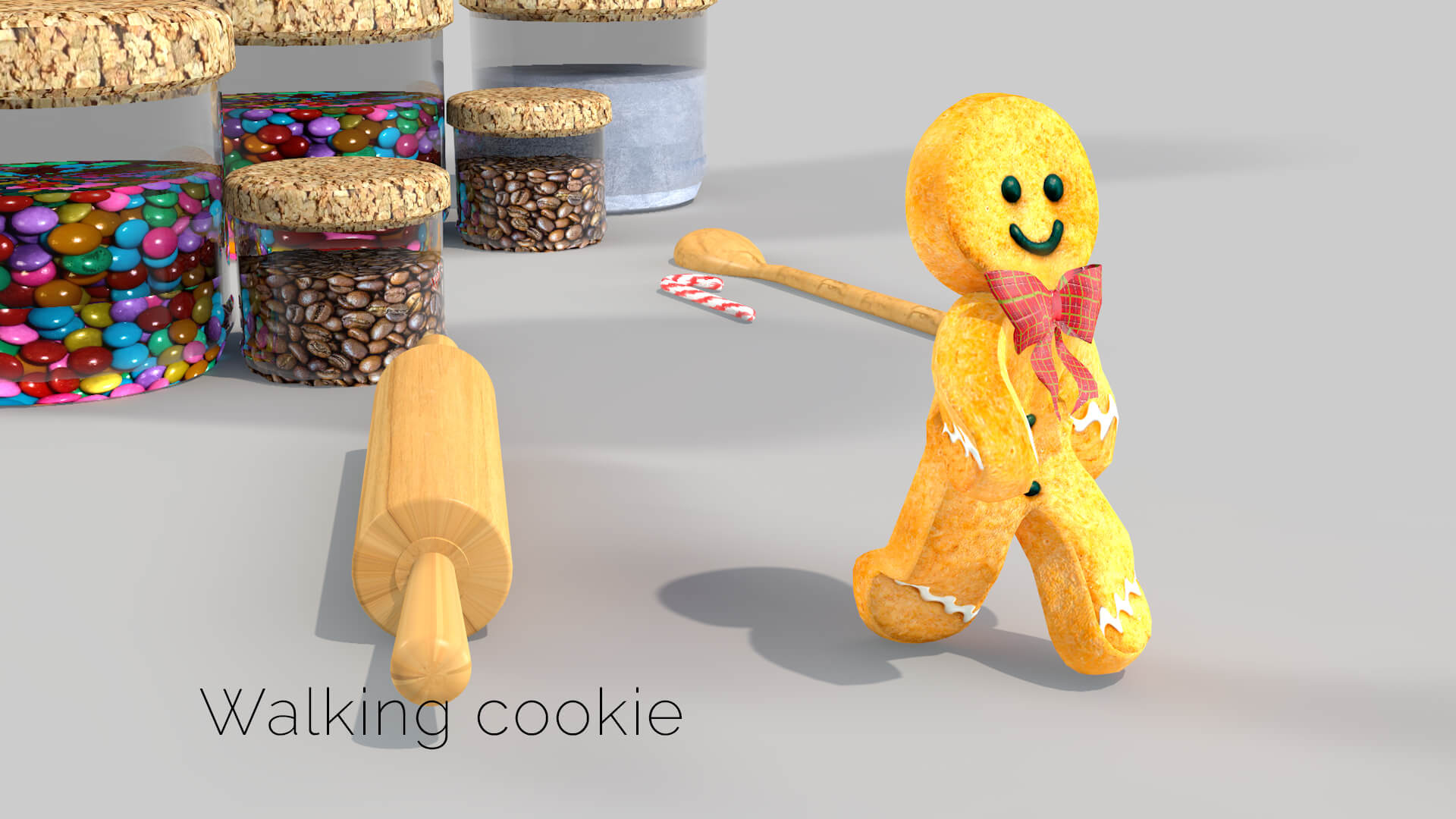 Cookie Doll Walking - 3D Model by renatodalle