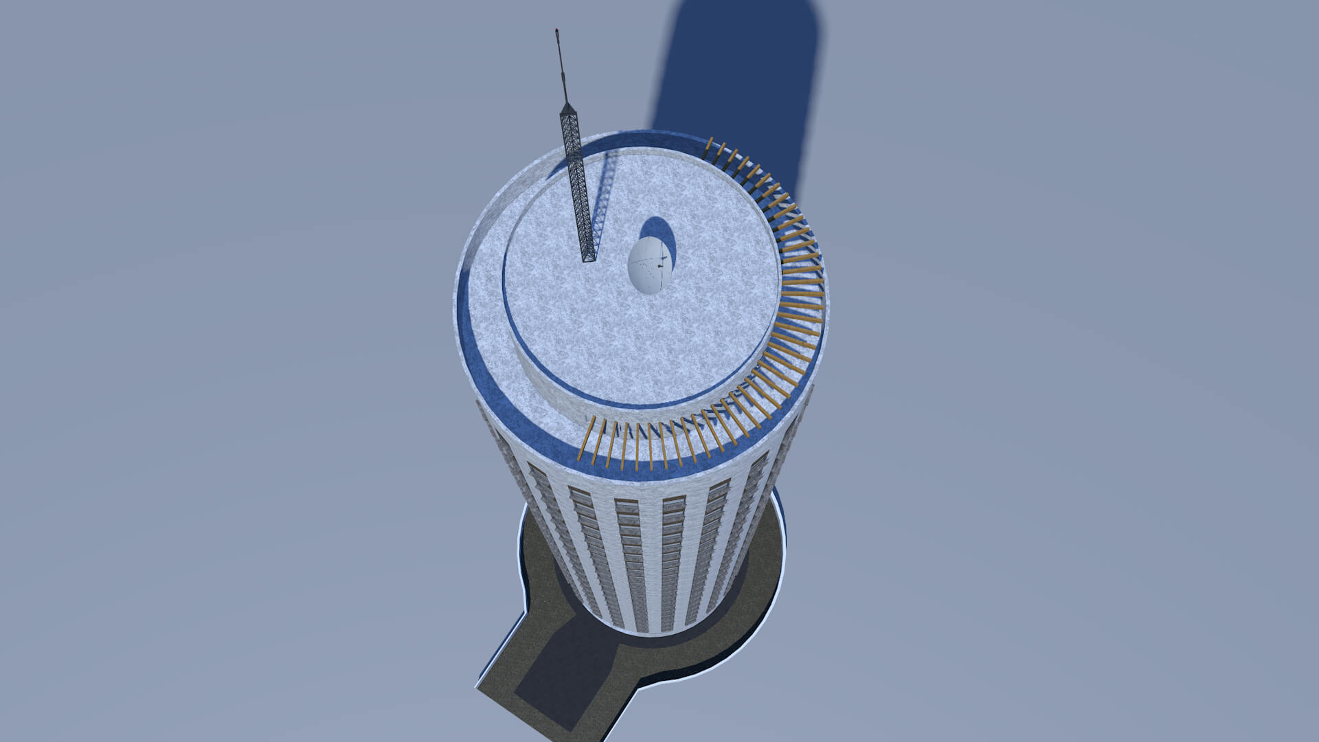 3d Cylinder Building