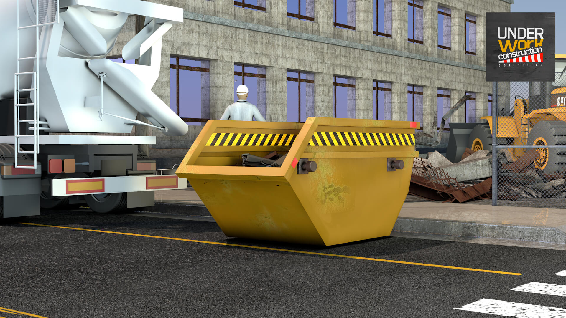 Debris Bucket - 3D Model by renatodalle