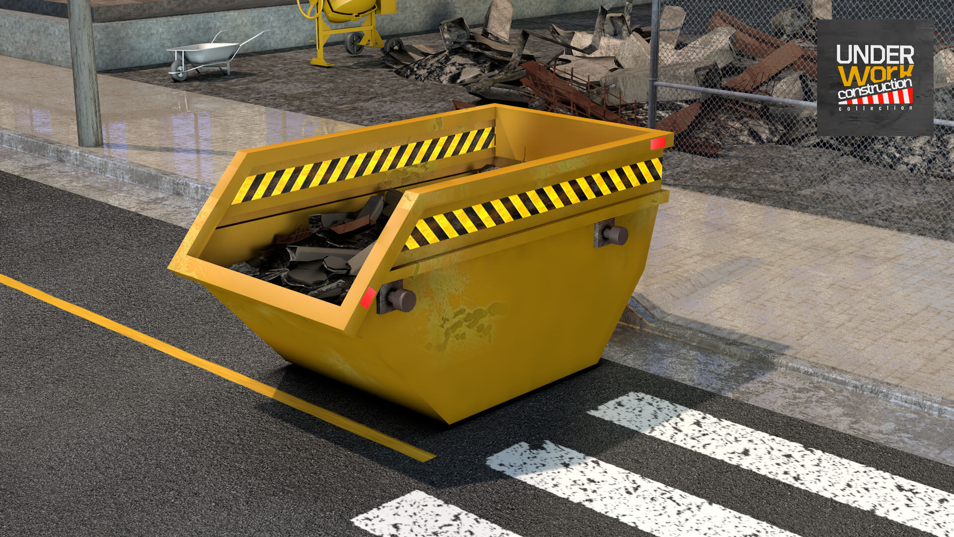 Debris Bucket - 3D Model by renatodalle