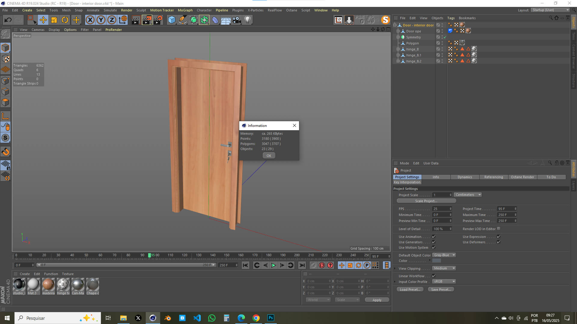 Door - Interior Door 3D Model by renatodalle