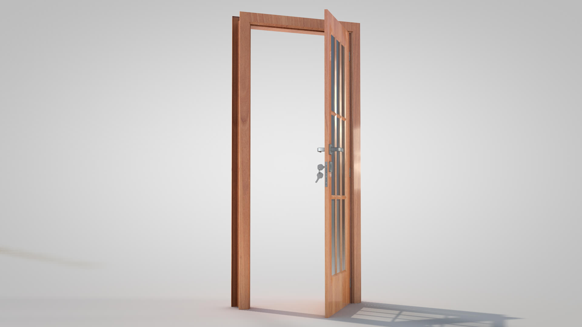 Door - Kitchen Glass Door 3D Model by renatodalle