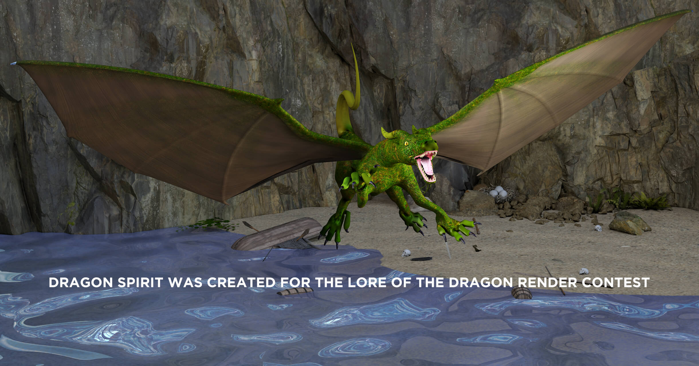 Dragon Spirit - 3D Model by renatodalle
