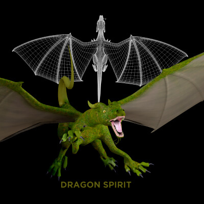 Dragon Spirit - 3D Model by renatodalle