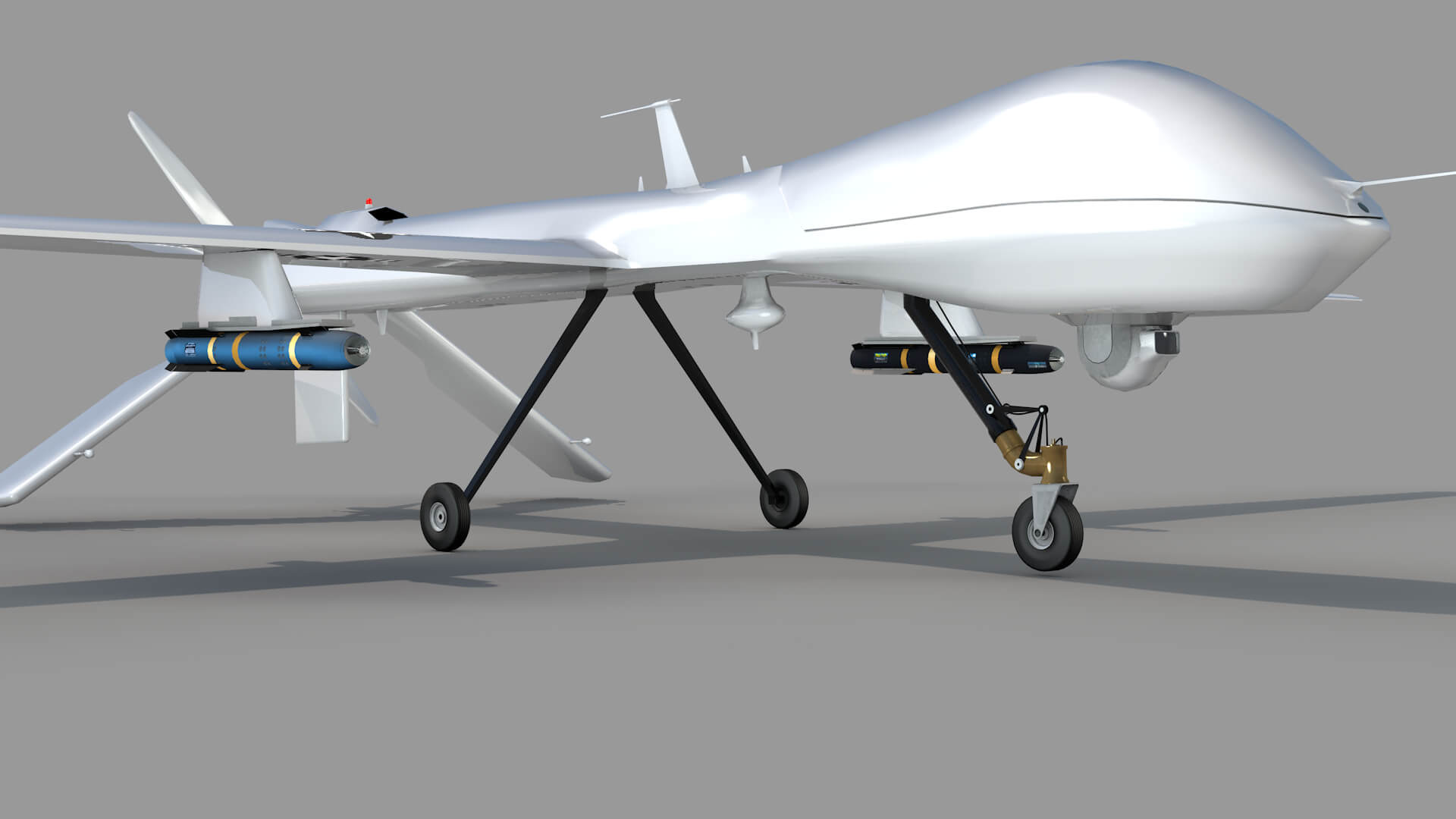 Drone Military Predator Mq-1B 3D Model by renatodalle