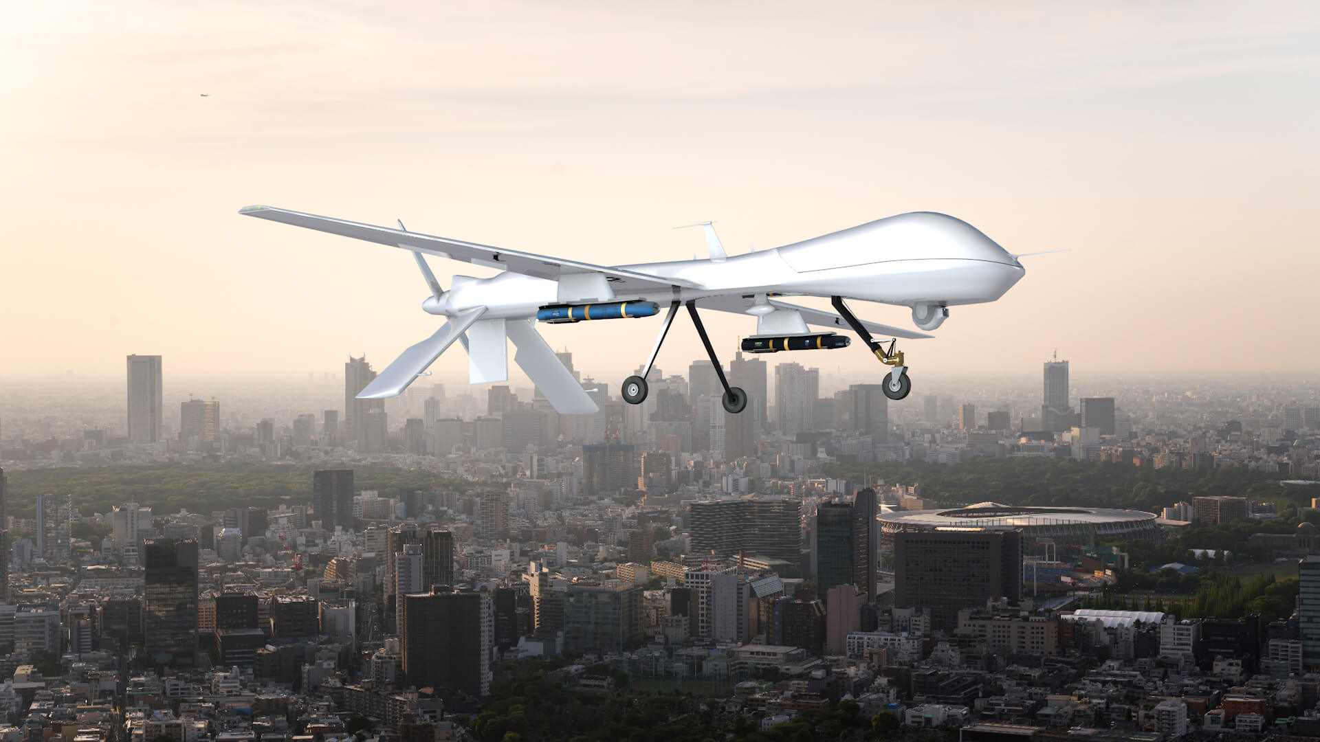 Drone Military Predator Mq-1B 3D Model by renatodalle