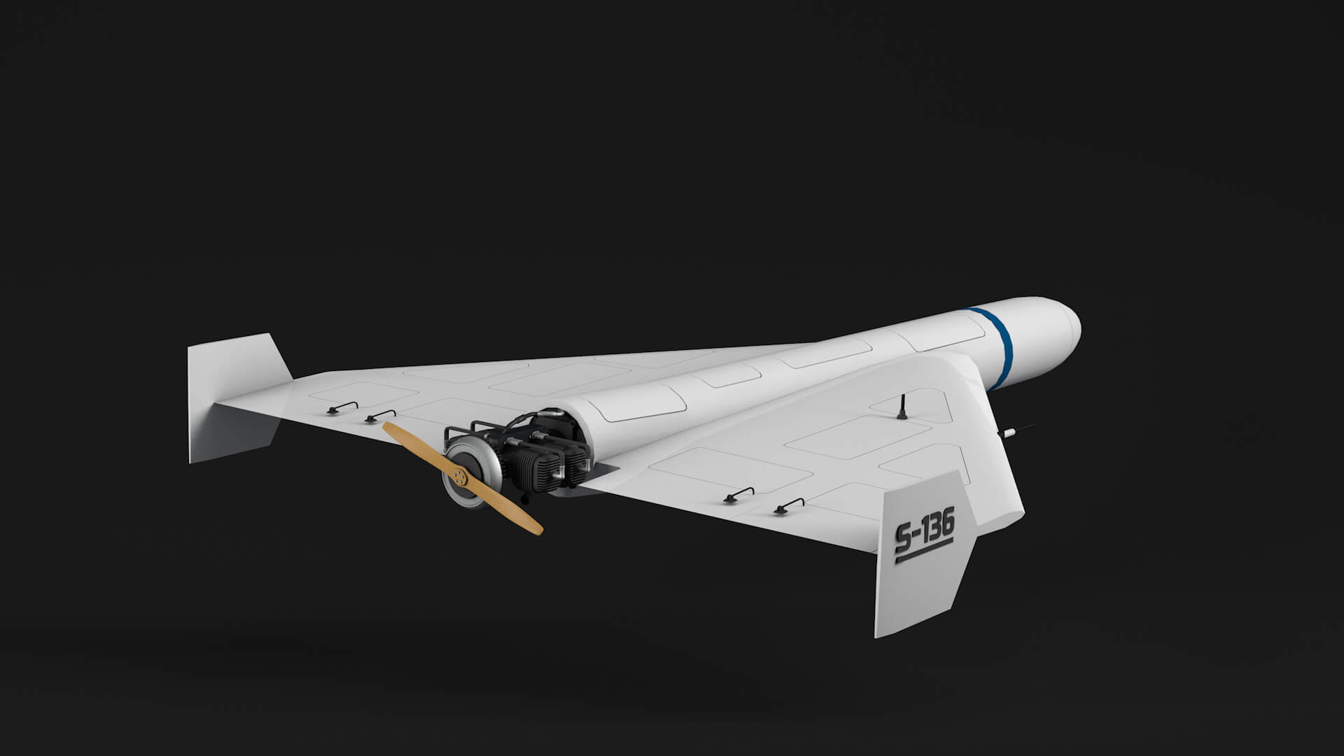 Drone Shahed 136 - 3D Model by renatodalle