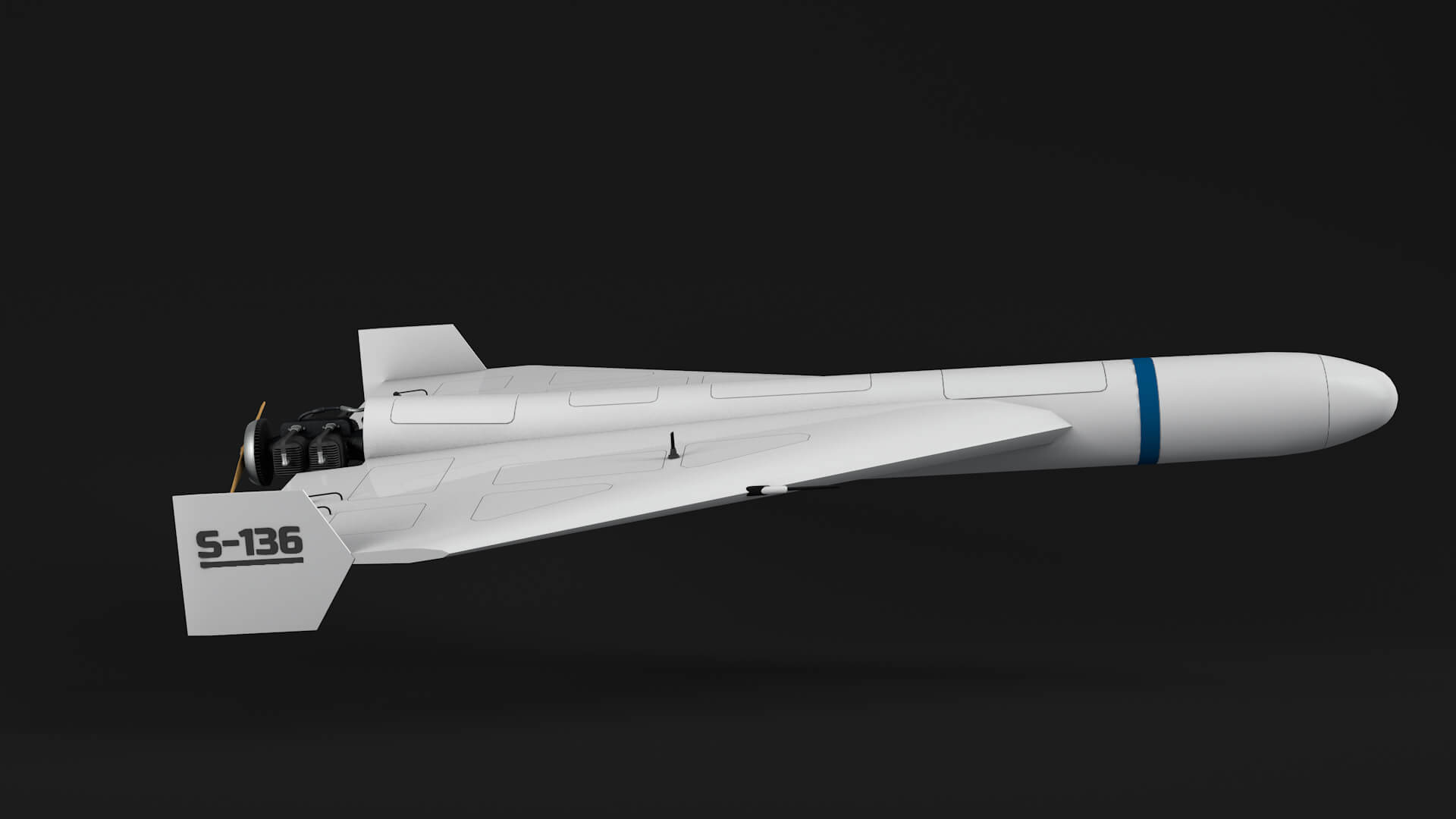 Drone Shahed 136 - 3D Model by renatodalle