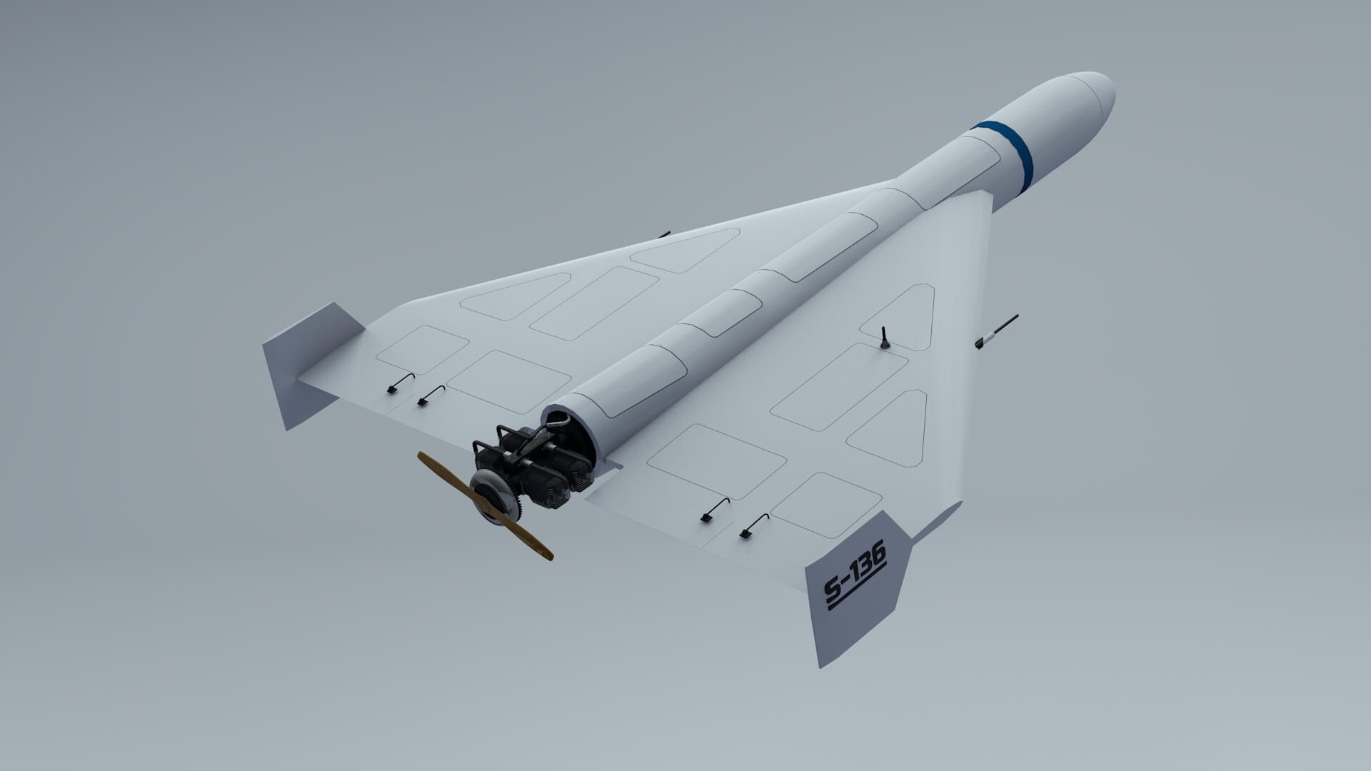Drone Shahed 136 - 3D Model by renatodalle