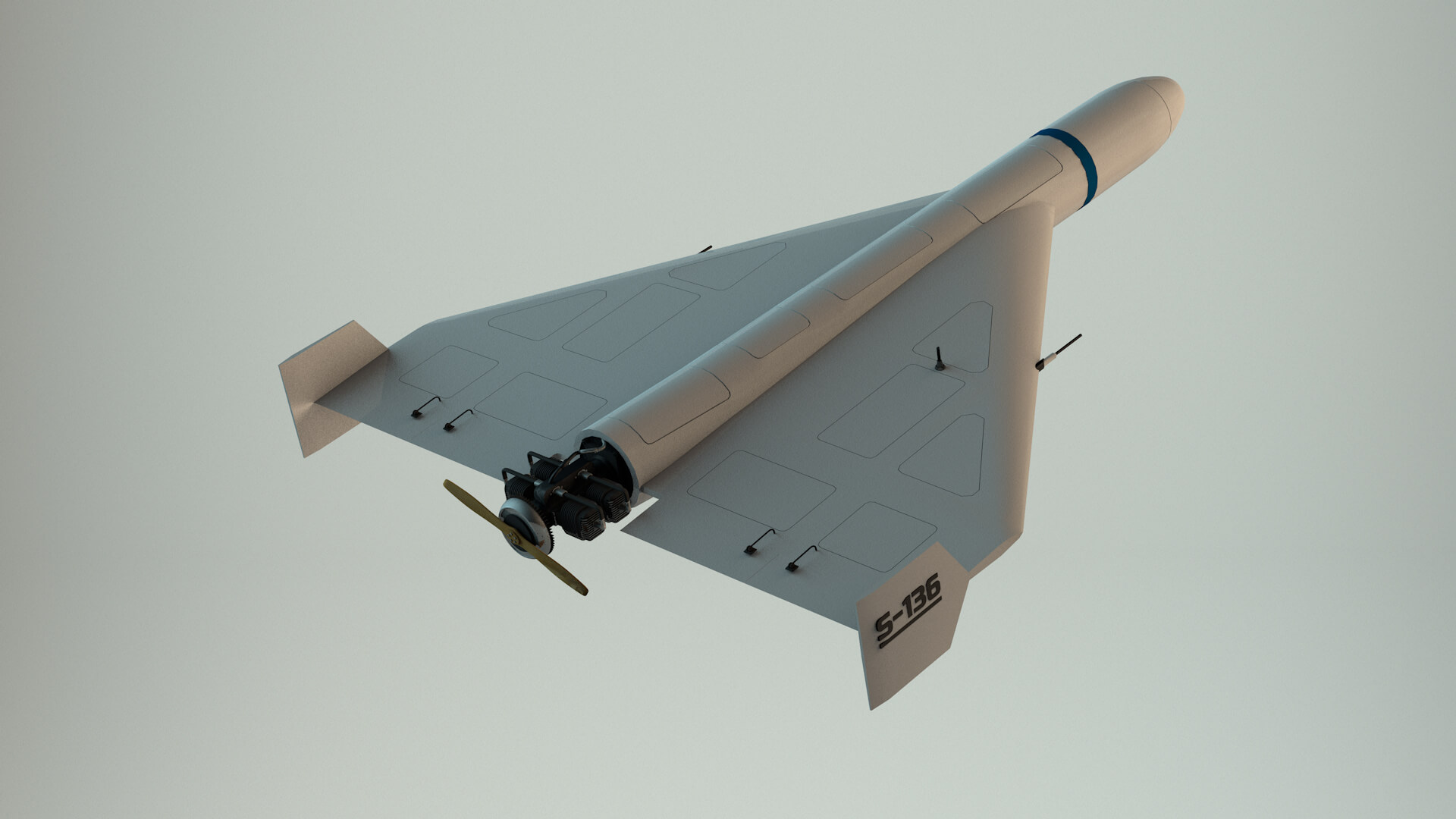 Drone Shahed 136 - 3D Model by renatodalle