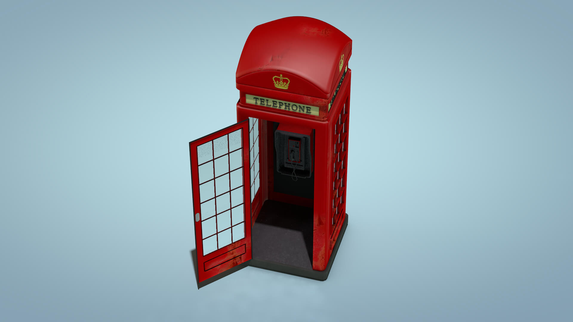 English Telephone - 3D Model by renatodalle