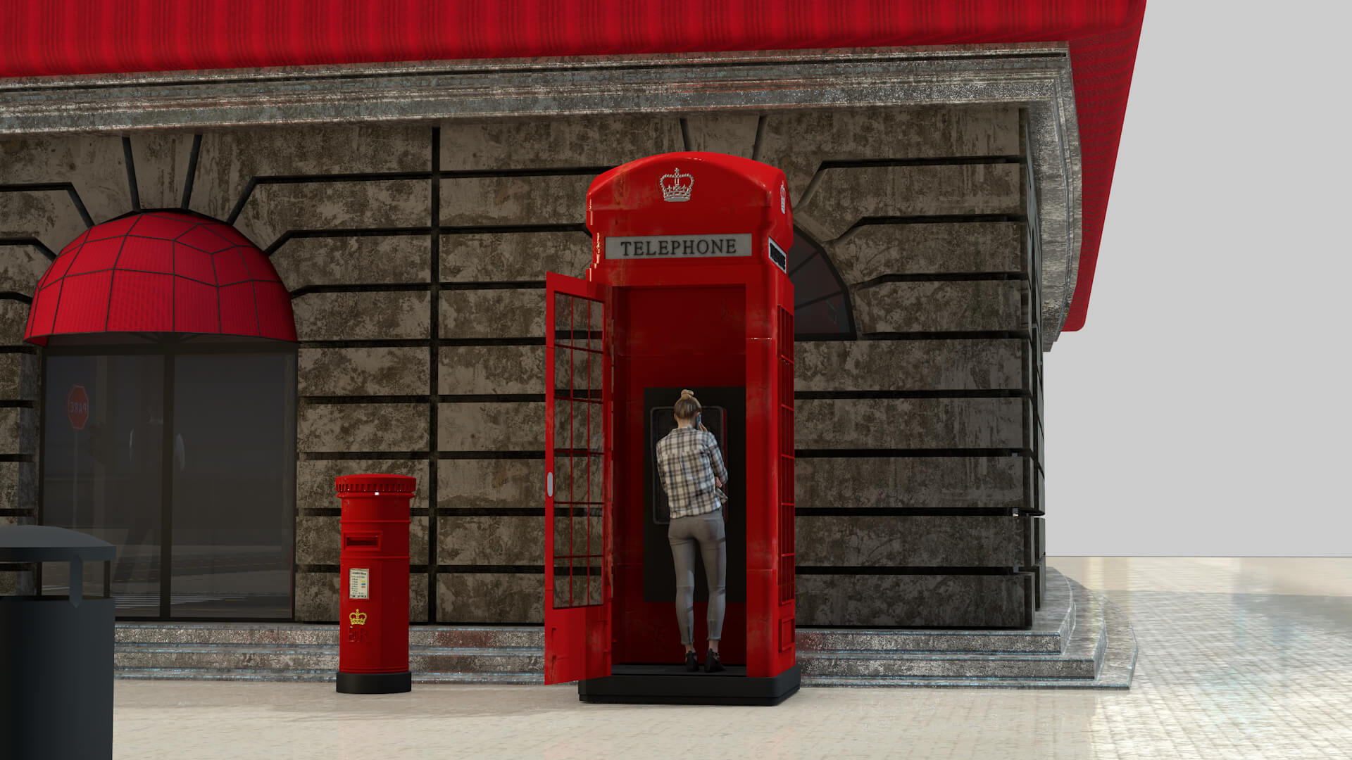 English Telephone - 3D Model by renatodalle