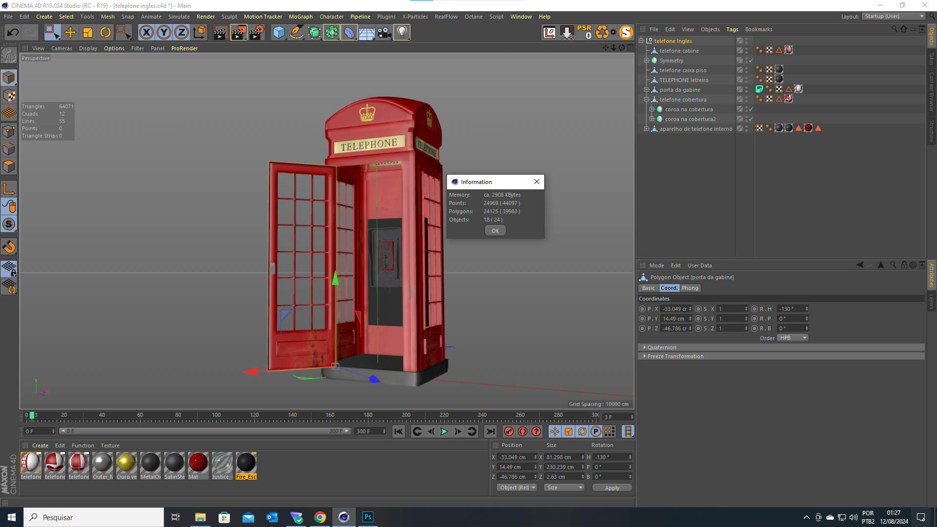 English Telephone - 3D Model by renatodalle