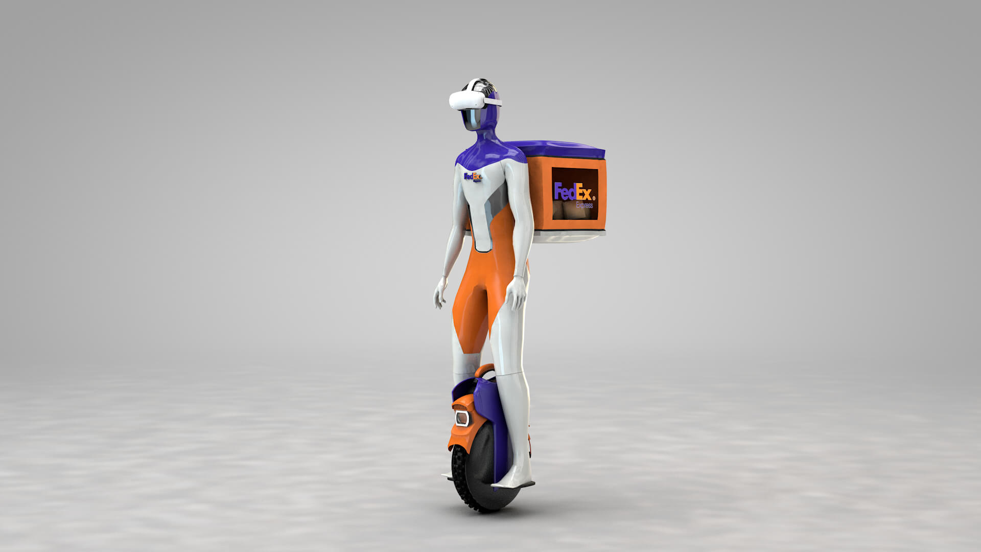 Express Robot - 3D Model by renatodalle