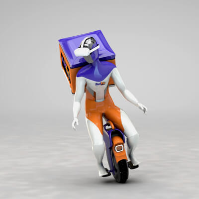 Express Robot - 3D Model by renatodalle