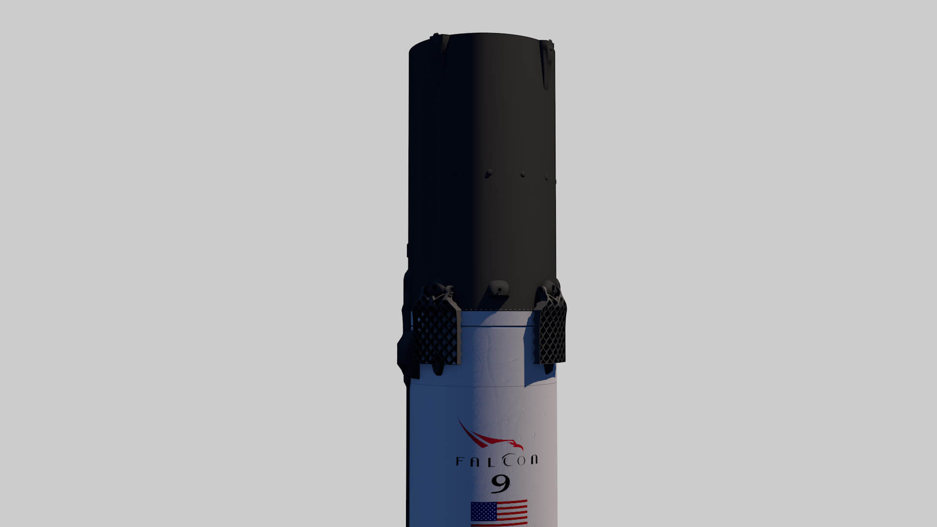 Falcon9 Returned Stage One - 3D Model by renatodalle