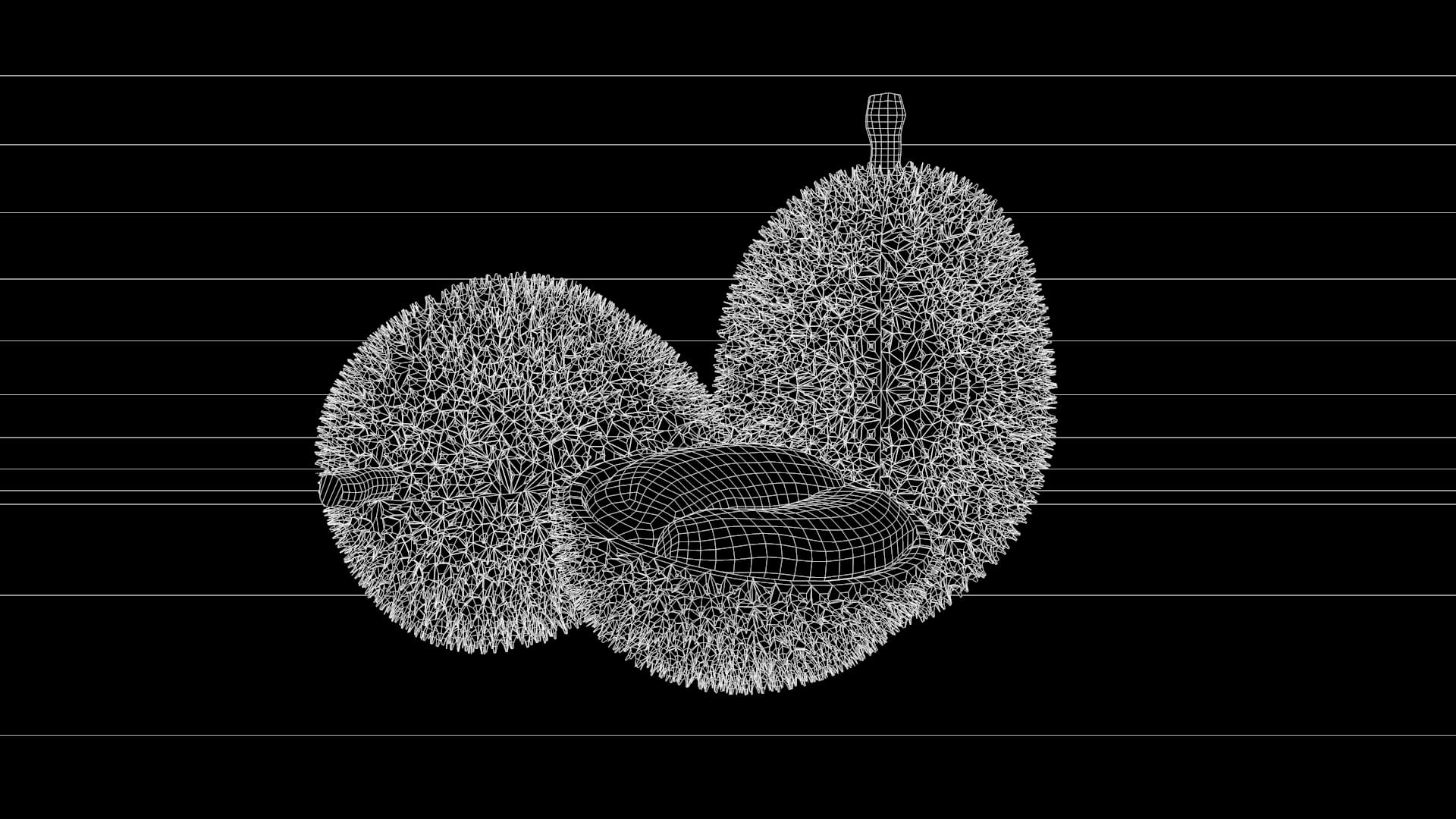 Fruit Durian - 3D Model by renatodalle