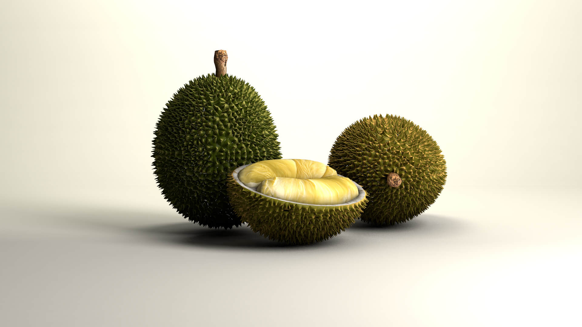 Fruit Durian - 3D Model by renatodalle