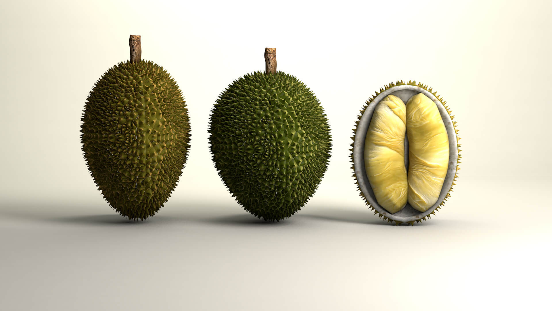 Fruit Durian - 3D Model by renatodalle