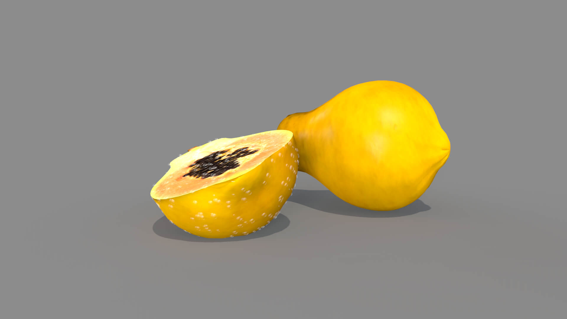 Fruit Papaya - 3D Model by renatodalle