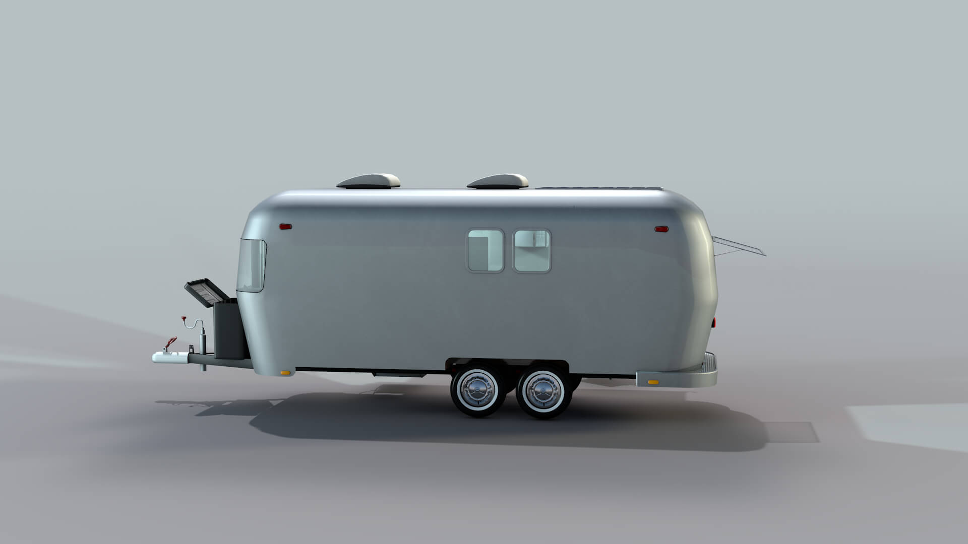 Furnished Trailer - 3D Model by renatodalle