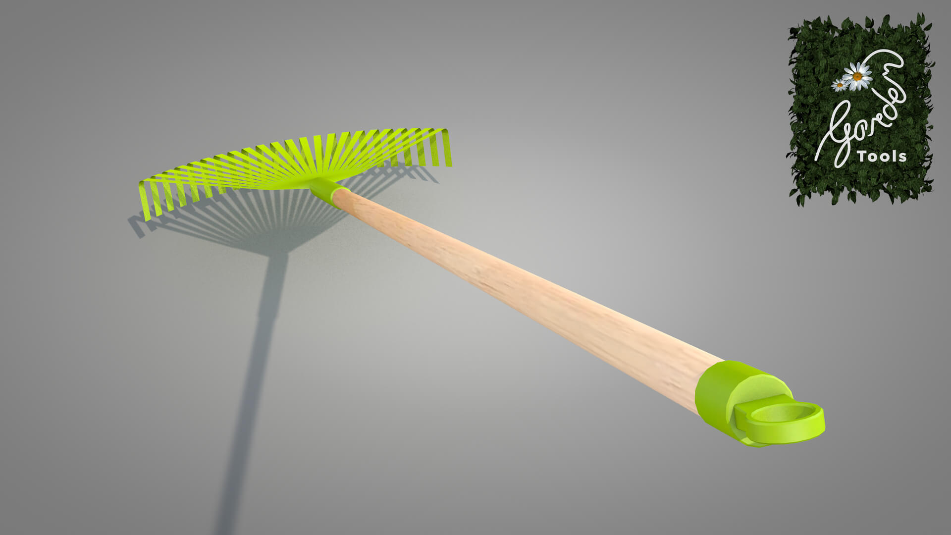 Garden Broom - 3D Model by renatodalle