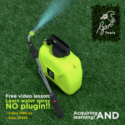 Garden Electric Sprayer 5L - 3D Model by renatodalle
